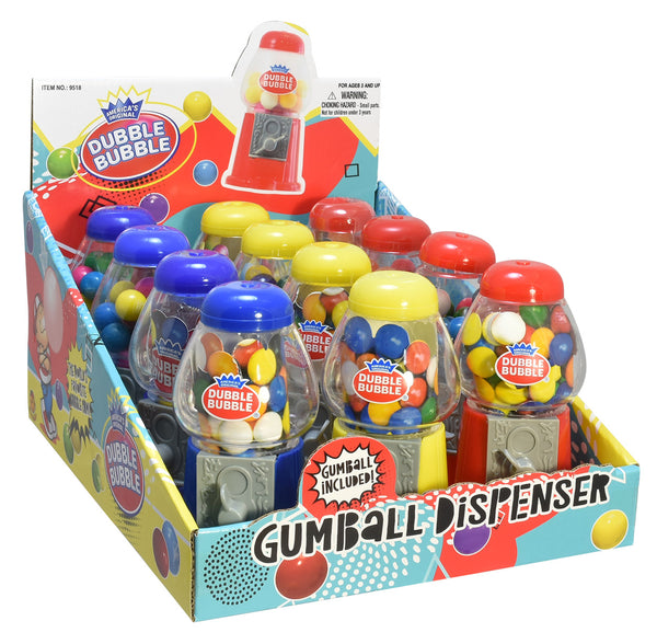 Dubble Bubble Classic Style Gumball Dispenser - 5" - Sugar Life Candy