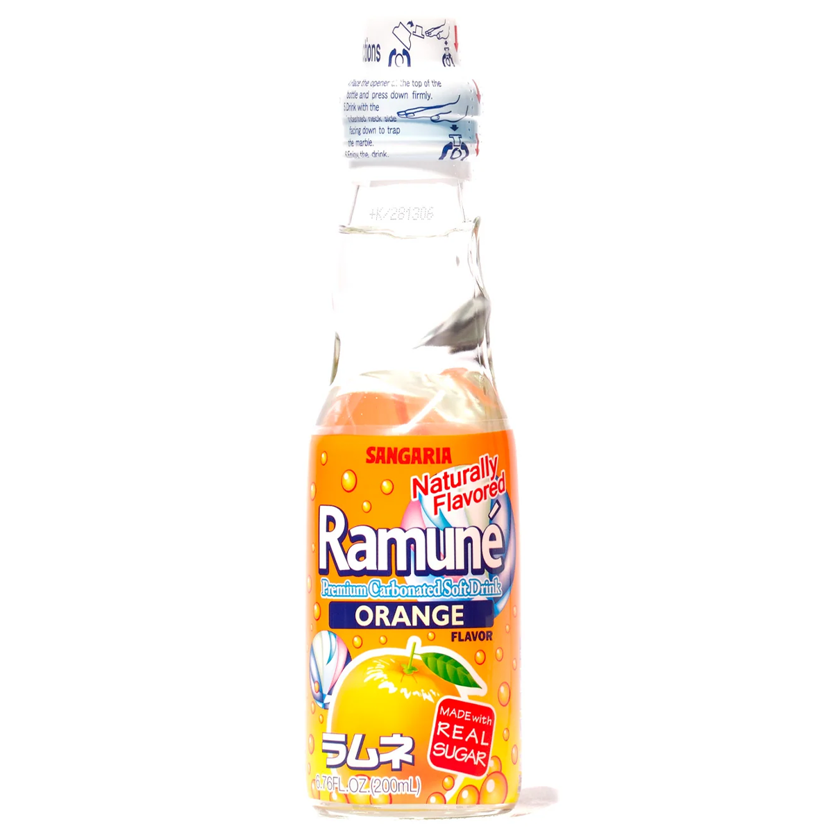 Ramune Soda - Orange - Sugar Life Candy