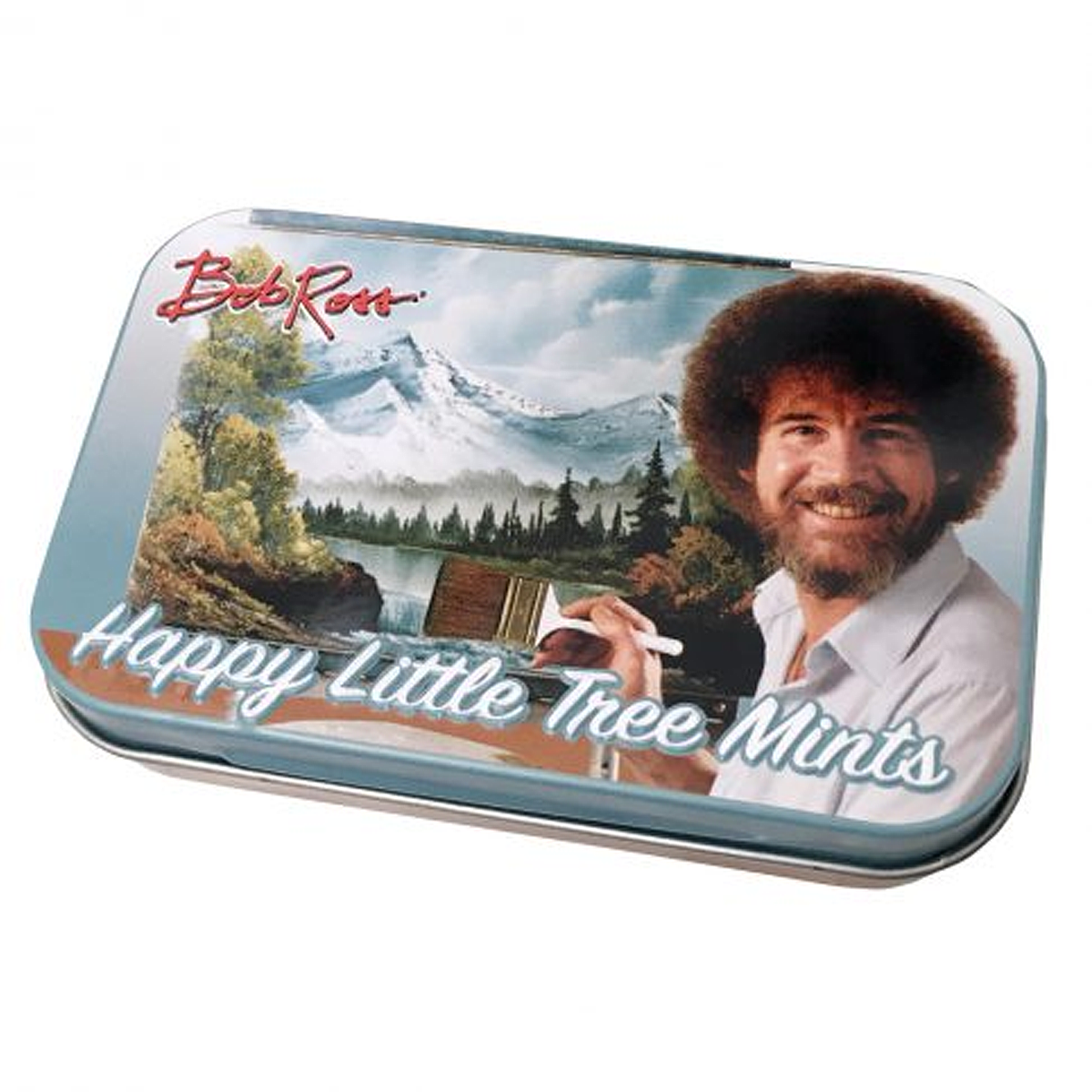 Bob Ross Happy Little Tree Mints Tin - Sugar Life Candy