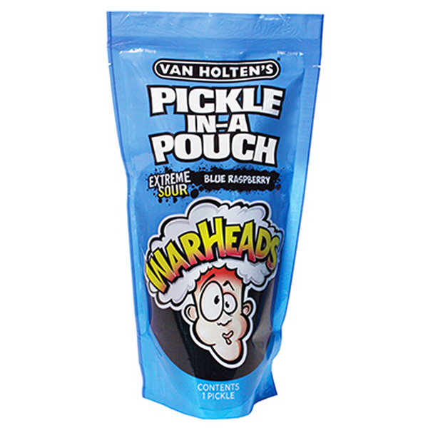 Van Holten's Jumbo Pickle in a Pouch Warheads Blue Raspberry - Sugar ...