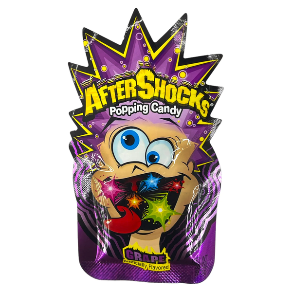 AfterShocks Popping Candy - Grape - Sugar Life Candy