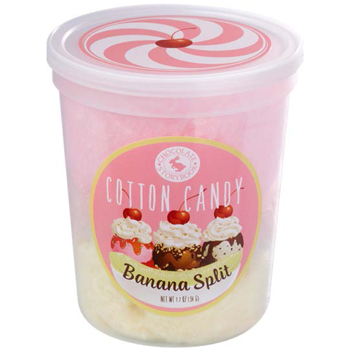 Banana Split Cotton Candy - Sugar Life Candy