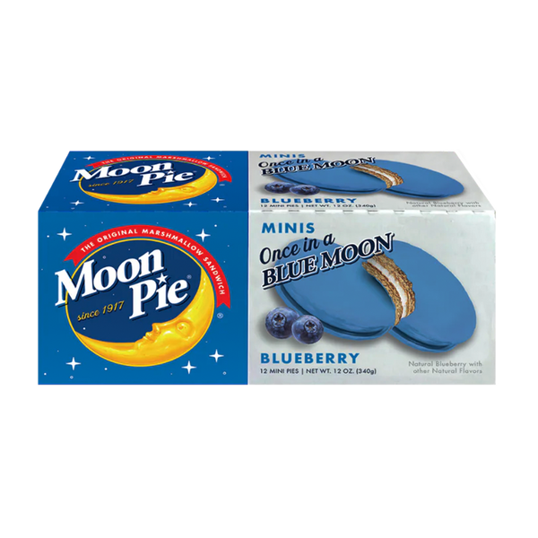 MoonPie Mini - Blueberry (12ct box) - Sugar Life Candy
