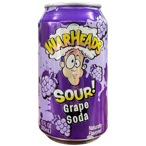 Warheads Sour! Grape Soda - Sugar Life Candy