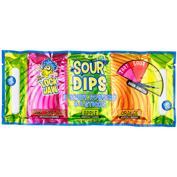 Xtreme Lock Jaw® Sour Dips Candy - Sugar Life Candy