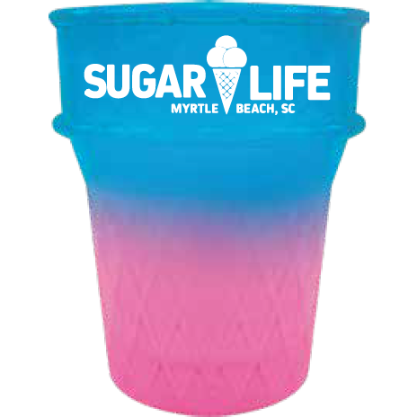 Sugar Life Frosted Ice Cream Cone Shot Glass - Sugar Life Candy