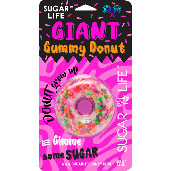 Sugar Life Giant Gummy Donut - Sugar Life Candy