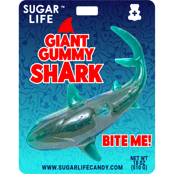 Sugar Life Giant Gummy Shark - Sugar Life Candy